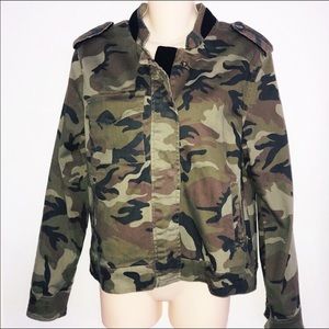 Sanctuary | Jackets & Coats | Sanctuary Camo Print War Is Over Jacket ...